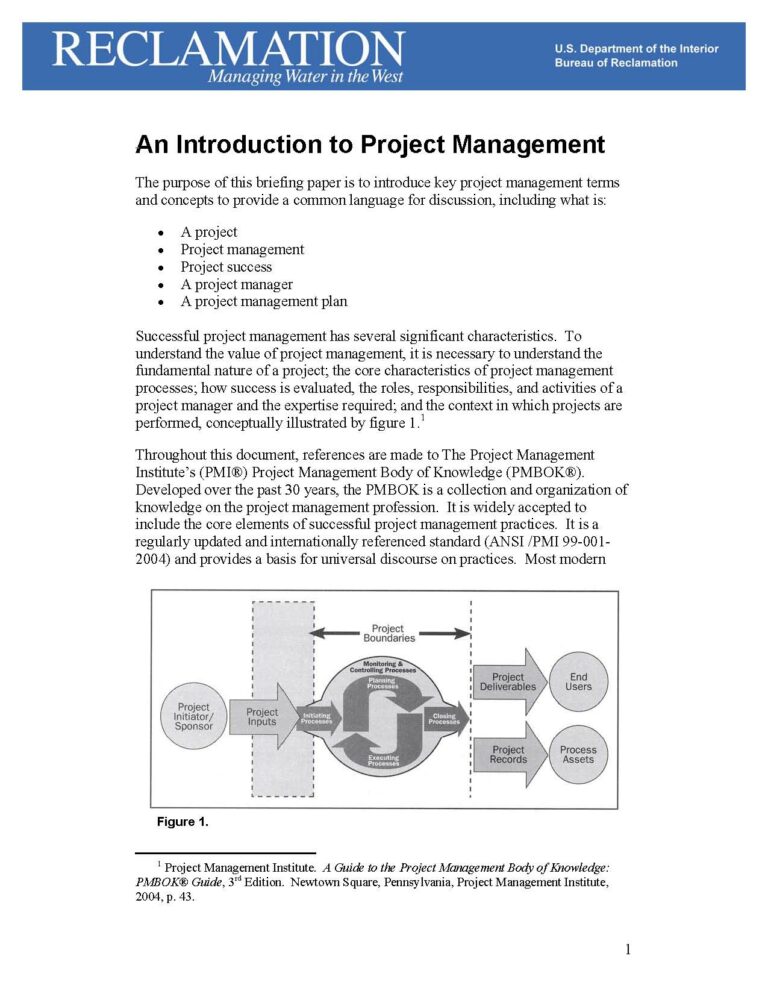 An Introduction to Project Management PDF - PDF Gate