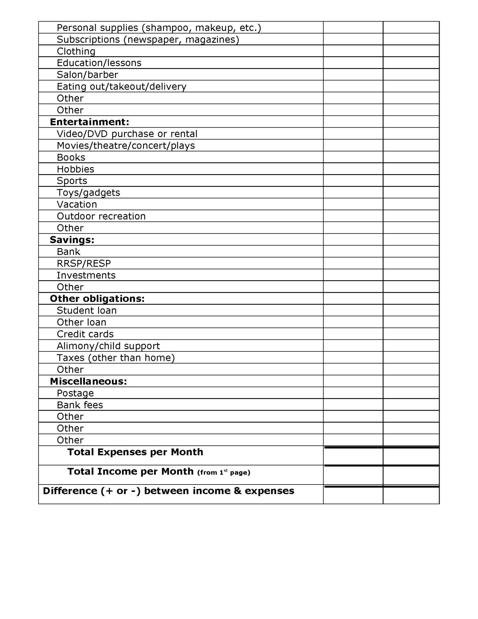 FREE 25 Household Budget Samples In PDF PDF Gate FREE 25 Household Budget Samples In PDF PDF Gate