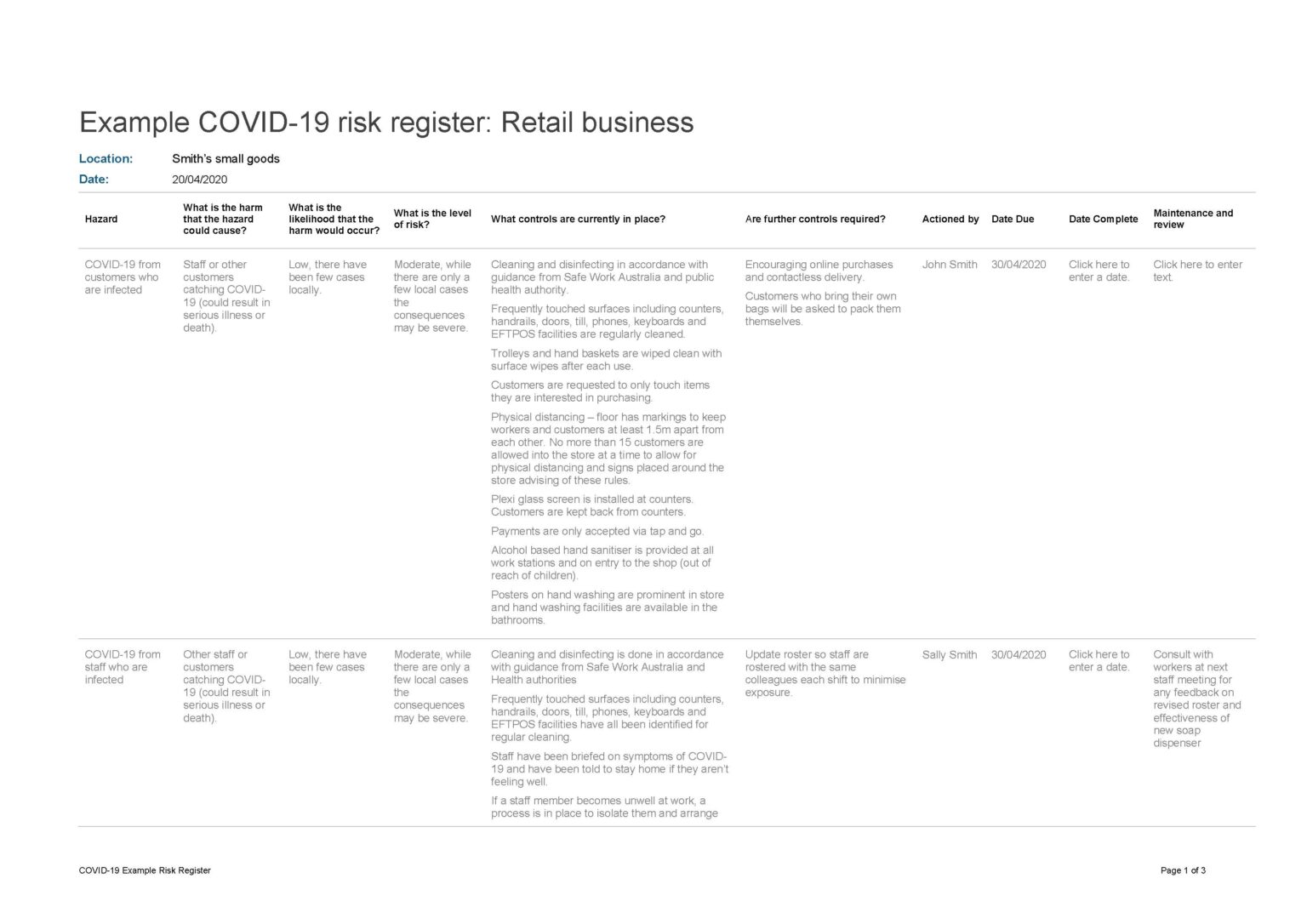FREE 30+ Risk Register Samples in PDF - PDF Gate