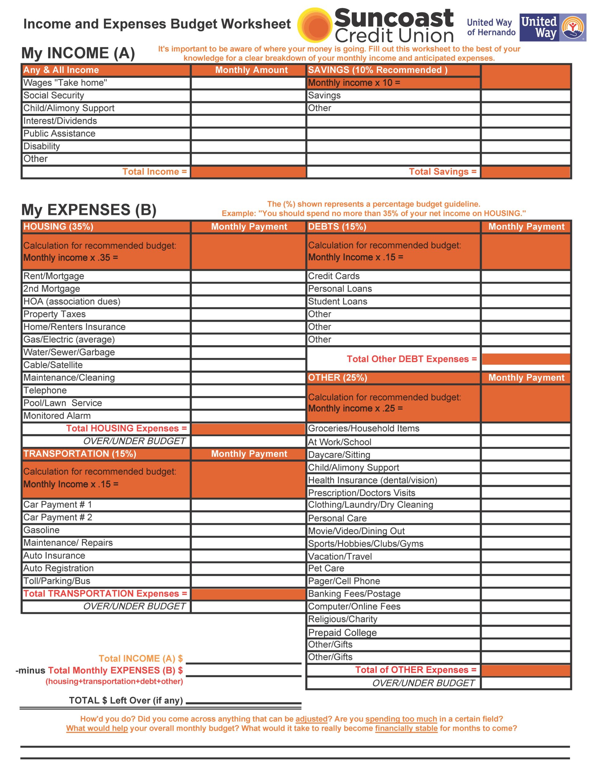 FREE 59 Monthly Budget Worksheet Samples in PDF - PDF Gate
